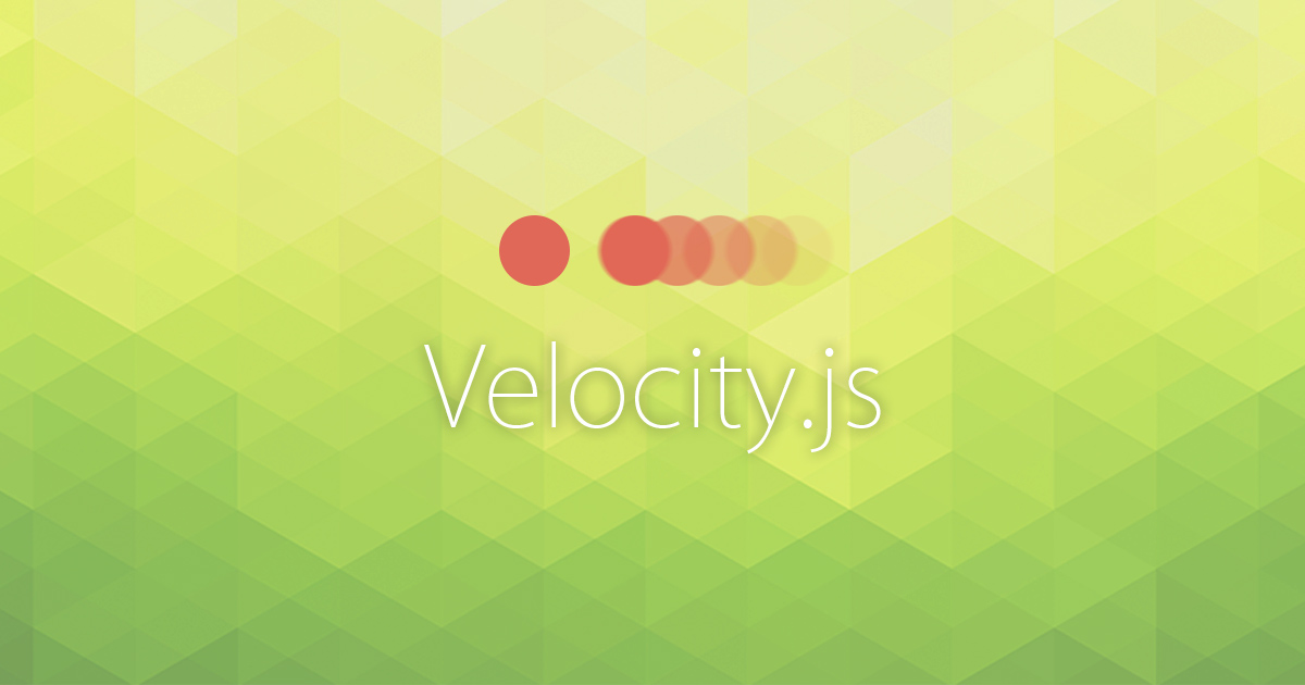 Javascriptのアニメーション処理を高速化するプラグインVelocity.jsの使い方 ｜ Tips Note by TAM