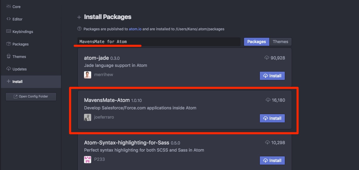 AtomとMavensMateでSalesforceの開発環境をセッティングする ｜ Tips Note by TAM